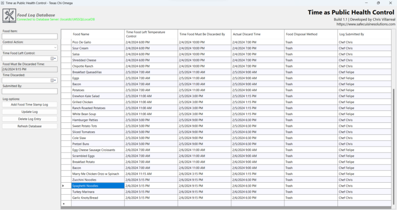Streamlining Health Department Compliance with Time as Public Health Control Logging - Safe ...
